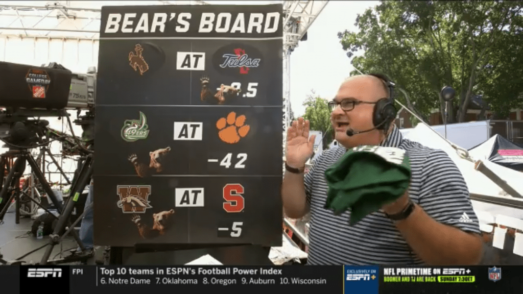 Stanford Steve and Chris “The Bear” Fallica 2019 College Football Week ...