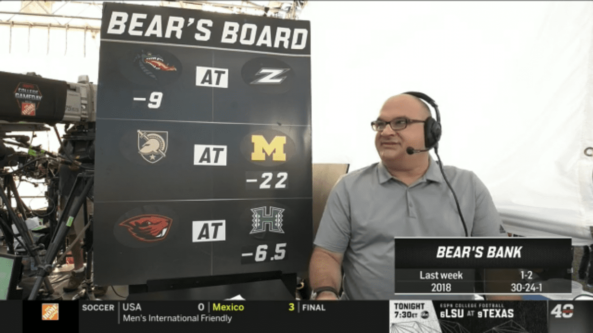 Stanford Steve and Chris “The Bear” Fallica 2019 College Football Week ...
