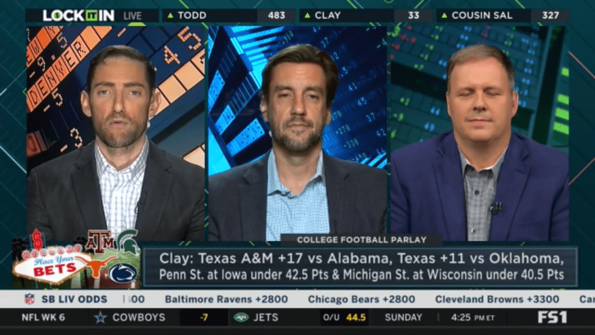 Cousin Sal 2019 NFL Week 6 Picks On FS1 Lock It In