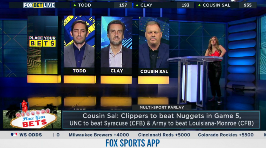 Cousin Sal NFL 2020 Week 1 Picks On FS1 Fox Bet Live