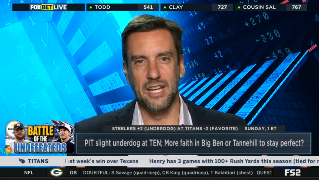 Clay Travis NFL 2020 Week 7 Picks On FS1 Fox Bet Live
