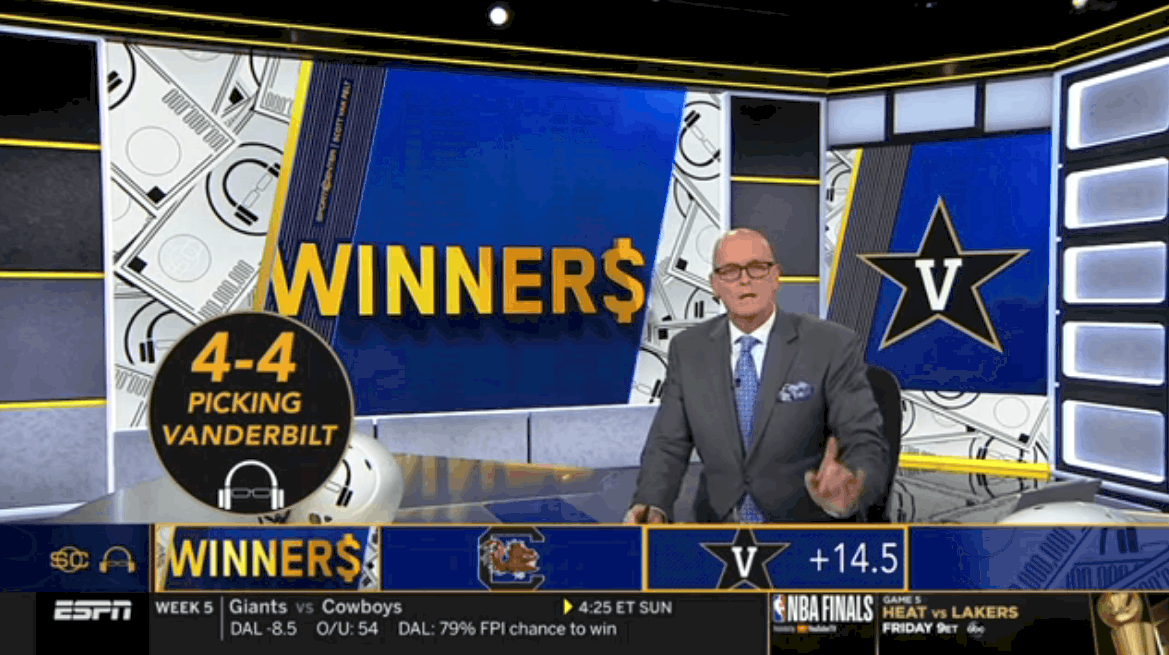 Scott Van Pelt 2020 Week 6 CFB Week 5 NFL WINNER$ Picks On ESPN Sports ...