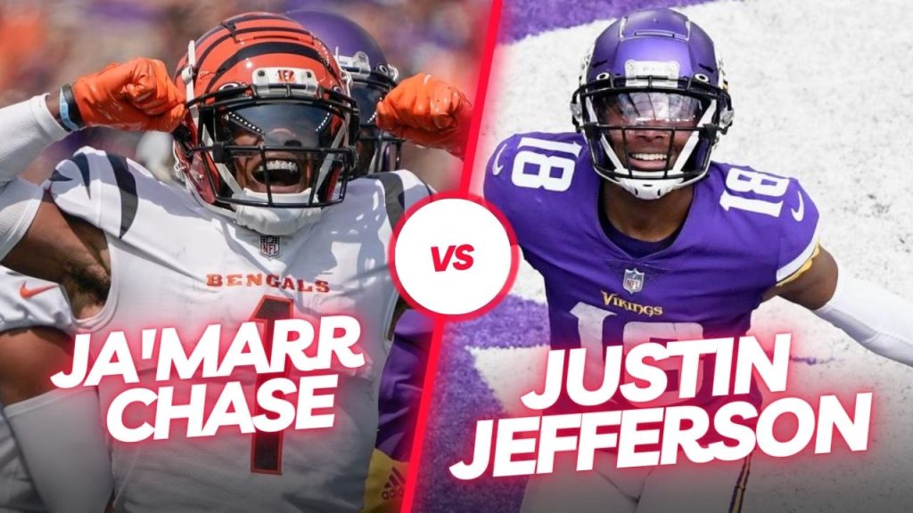 Justin Jefferson or Ja'Marr Chase: Who Should You Draft as Your WR1 in 2023 Fantasy Football?
