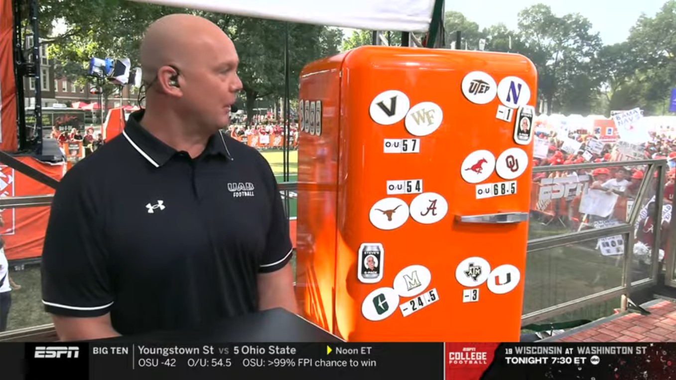 Stanford Steve ‘Six Pac’ Picks on ESPN Gameday Week 2 – EvenYourOdds